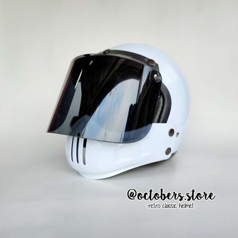 Promo Helm Cakil Modular (Half Face / Full Face) + Kaca Datar Smoke ...