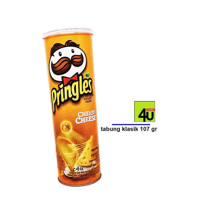 Jual Pringles Potato Chips Rasa CHEESY CHEESE [107 gr] di Seller ...