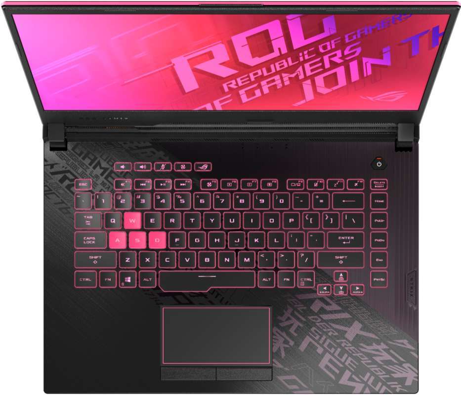 Jual Asus Rog Strix G512li-i7 Black-pink Gaming Laptop (intel I7-10750h ...