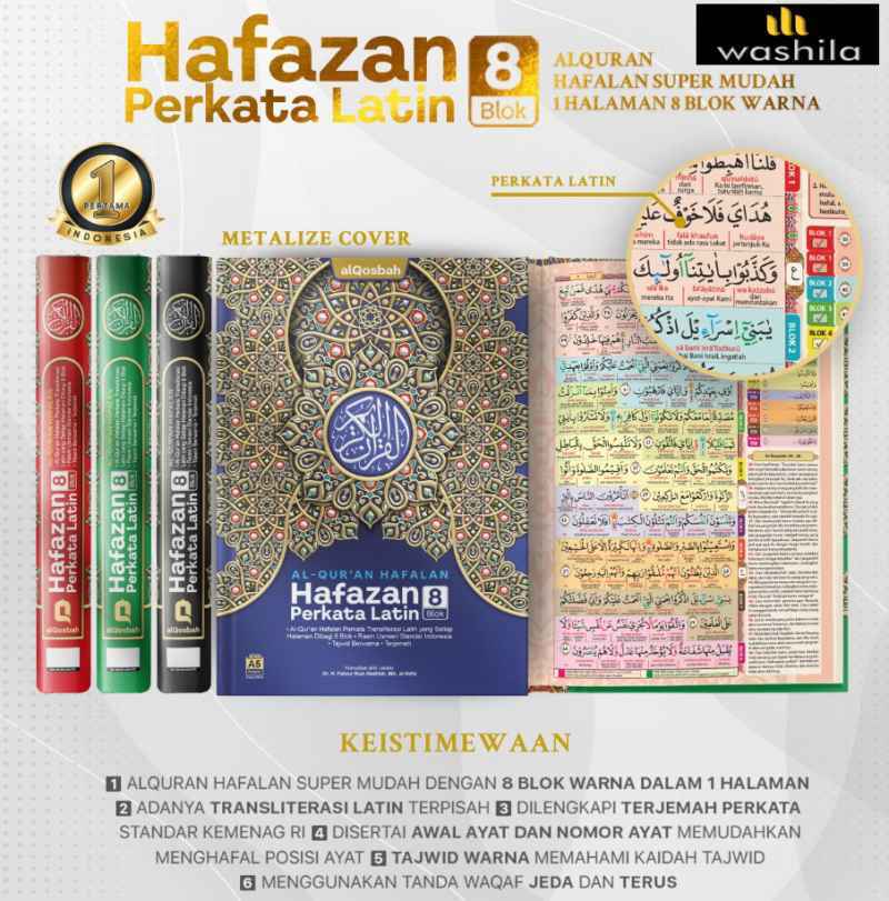 Jual QURAN HAFAZAN 8 A5 PERKATA LATIN QSQ di Seller Xima Store - Kota ...