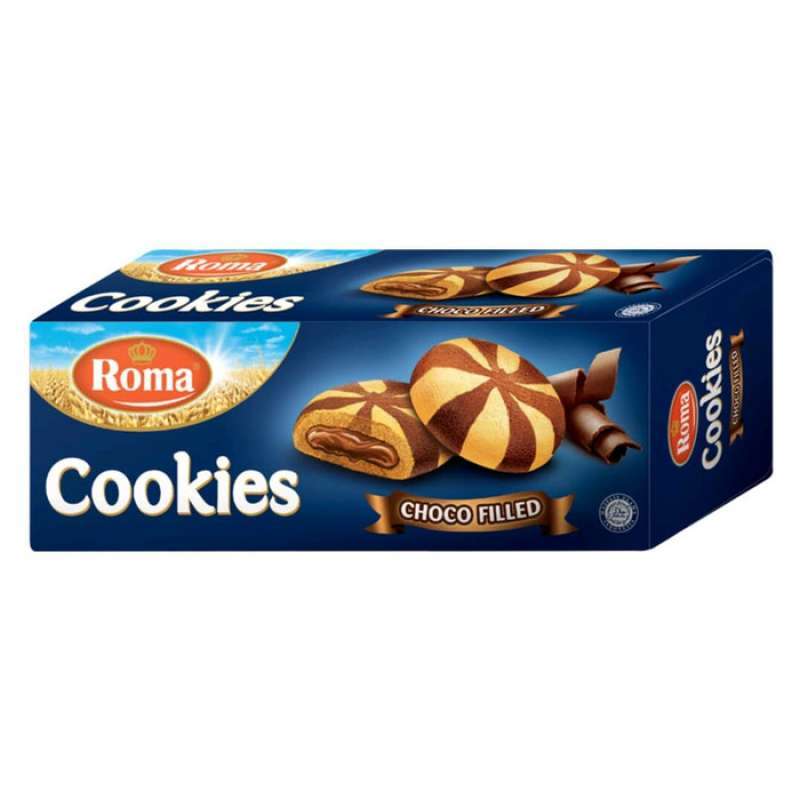 Jual Roma Cookies Choco Filled Biskuit [80 G] Di Seller Toko Ali Jaya ...