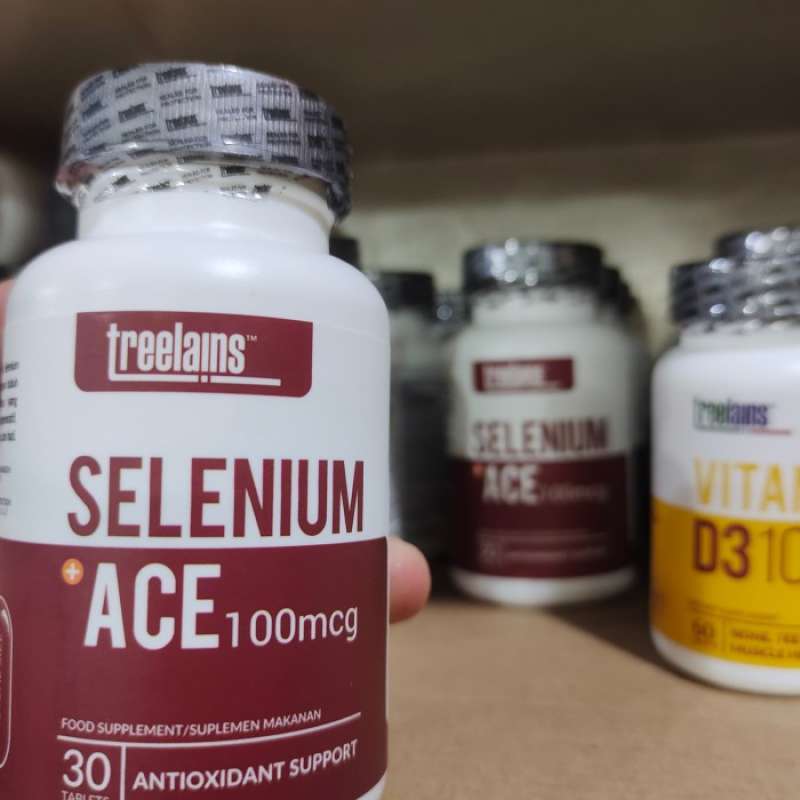 Jual Treelains Selenium Ace Antioxidant ,imun Isi 30 Tablet Original Di Seller Afifah Tick ...