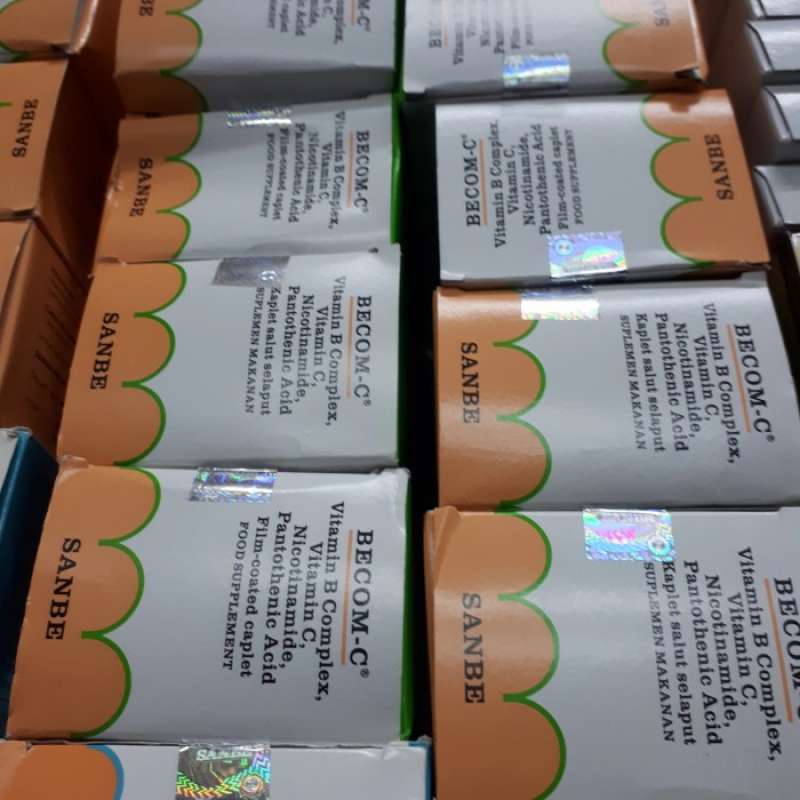 Jual Becom-c Vitamin C Vitamin B Complex 1box 100 Tablet Di Seller ...