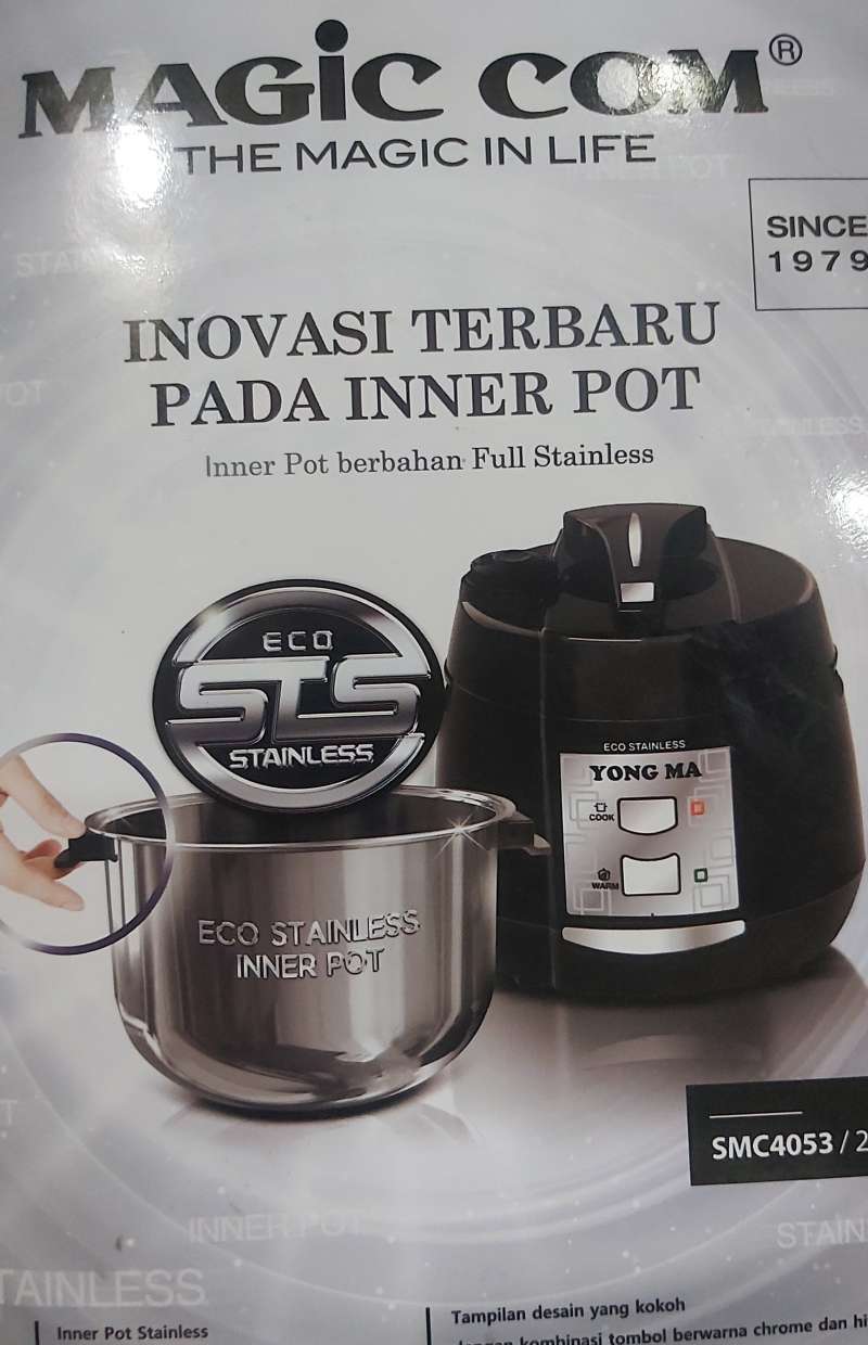 Promo Magic Com Yong MA YongMa SMC 4503 SMC4053 Panci Stainless 2.0 ...