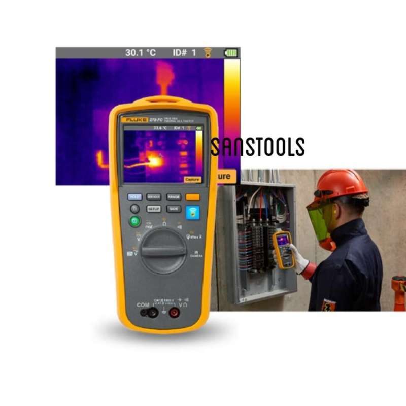 Jual Fluke 279fc Digital Thermal Camera Multimeter With Iflex 279 Fc ...