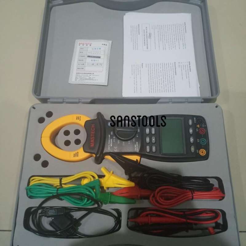 Jual Mastech MS2203 3 three phase power clamp meter tang ampere MS-2203 ...