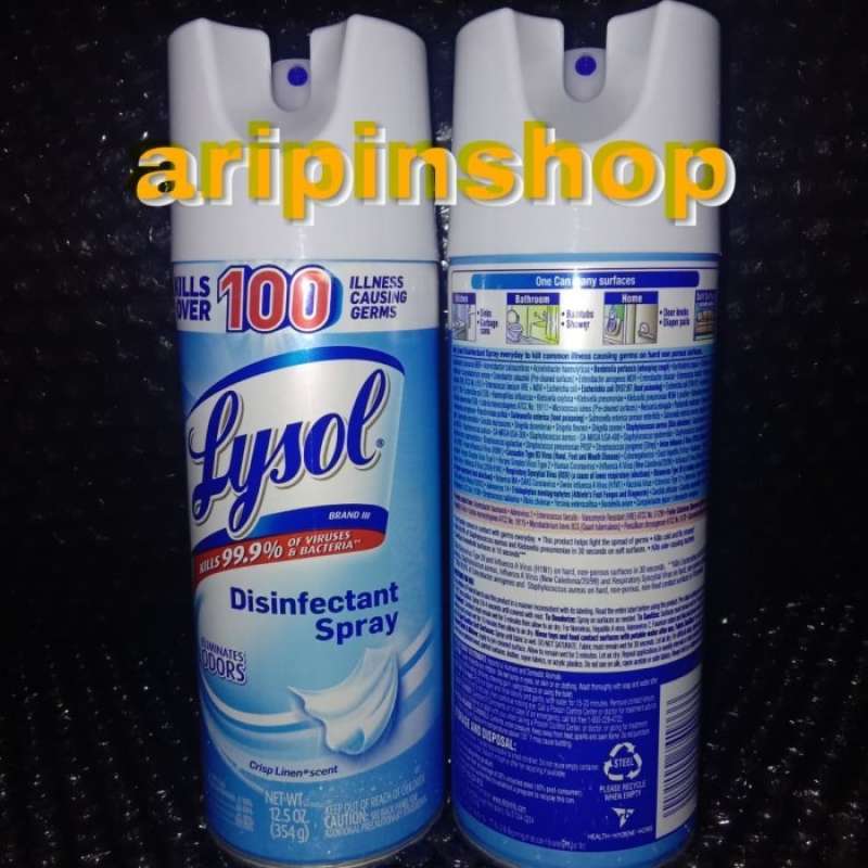 Jual Lysol Disinfectant Spray Crips Linen 354G di Seller INFINITY ...