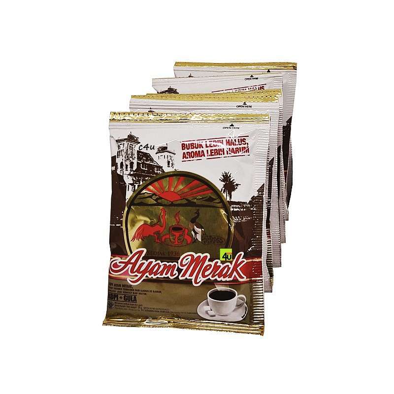 Jual Ayam Merak Kopi Hitam Klasik Plus Gula [Paket ECER 5 sachet] di ...