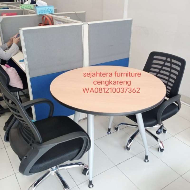 Promo Meja Meeting Bundar Meja Rapat Serbaguna Meja Makan Meja Kantor ...