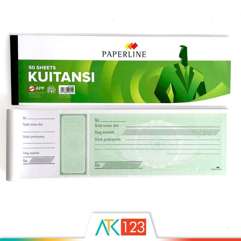 Jual Kwitansi / Kuitansi Paperline Besar (kt 50 B) Isi 50 Lembar Di ...