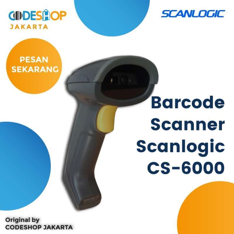 Promo Scanner Barcode Scanlogic Cs 6000 | Cs6000 2D Efaktur Qr Code ...