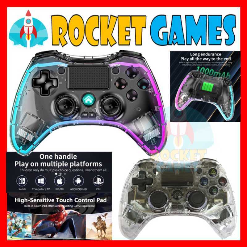 Jual Ps3 Ps4 Ps5 N Switch Android Pc Ios Stick Wireless Controller Rgb P05 Di Seller Rocket ...