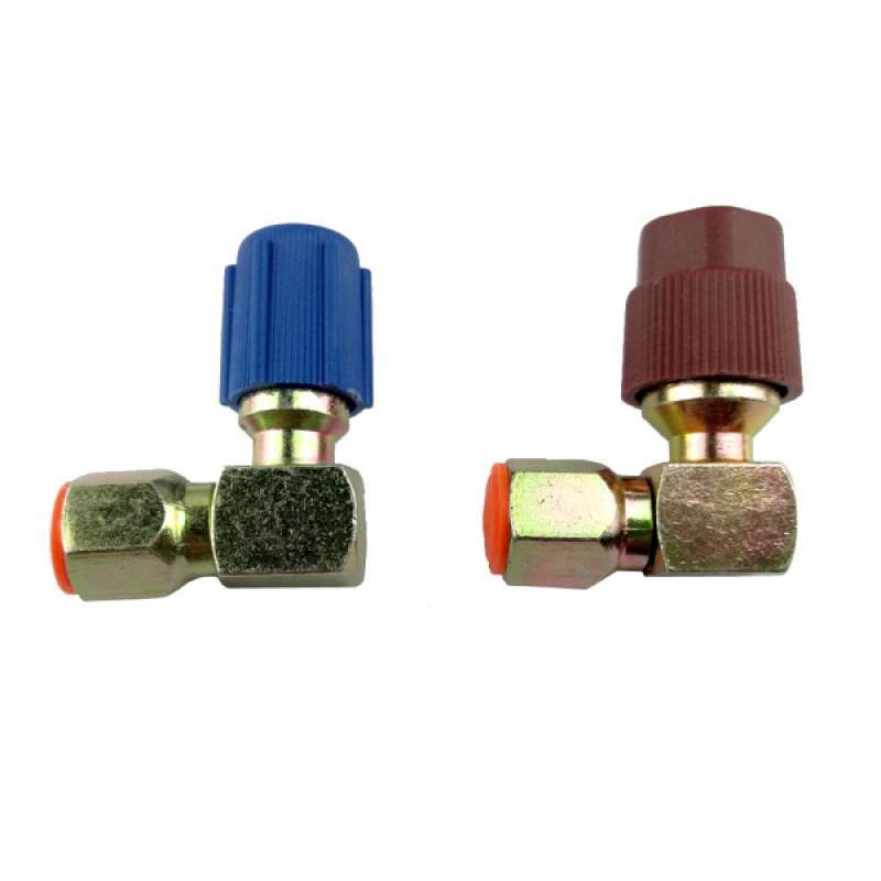 Promo 2x R12 to R134a 7/16 Low High Quick Disconnect Connector Adapter ...