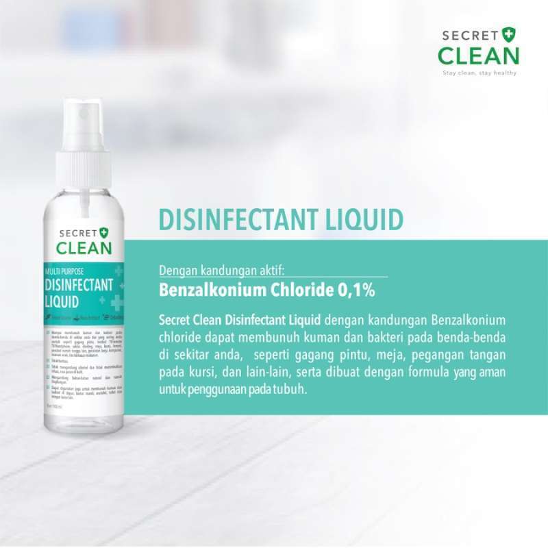 Jual Secret Clean Disinfectant Liquid Spray 1 Di Seller Suzuya Official ...