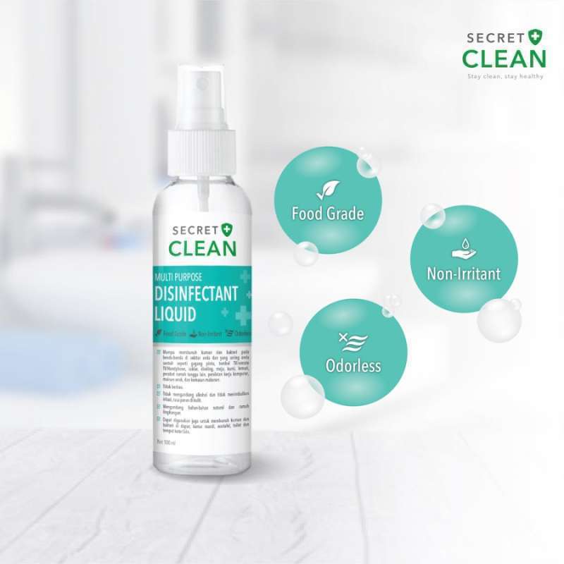 Jual Secret Clean Disinfectant Liquid Spray 1 Di Seller Suzuya Official ...