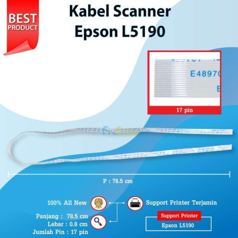 Jual Kabel Scanner Printer Epson L5190 Flexible Cable L4150 L5190 17 ...