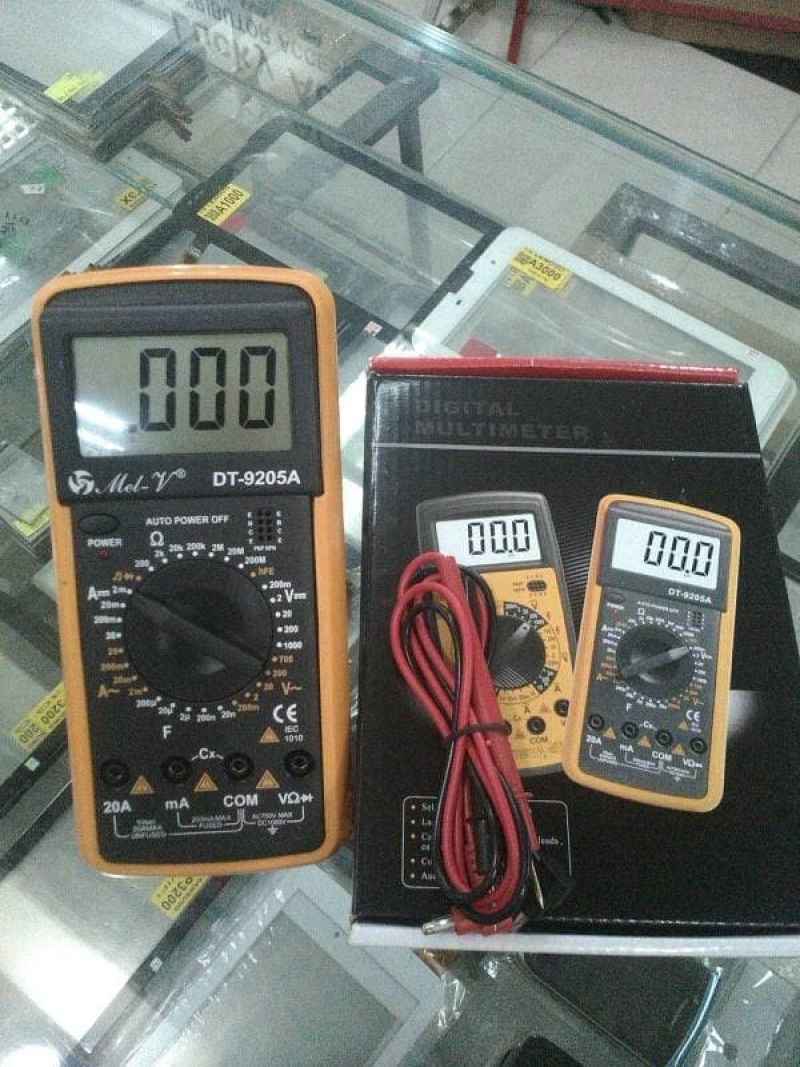 Jual Multitester Dt9205a Digital Multimeter Avo Meter Multi Di Seller ...