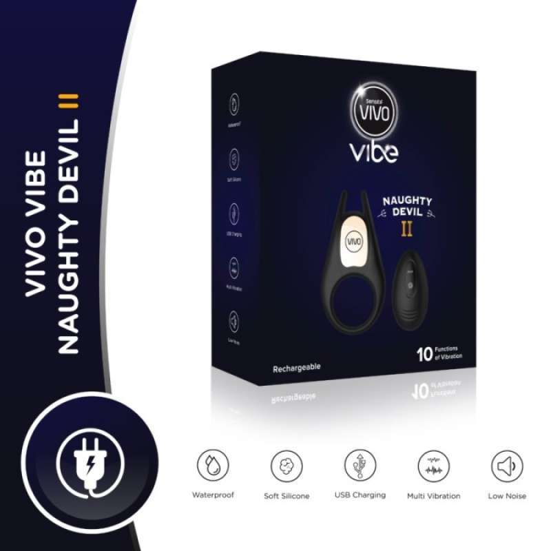 Promo Vivo Vibe Naughty Devil Ii Alat Getar Dengan Remote Diskon 23 Di Seller Medika Center