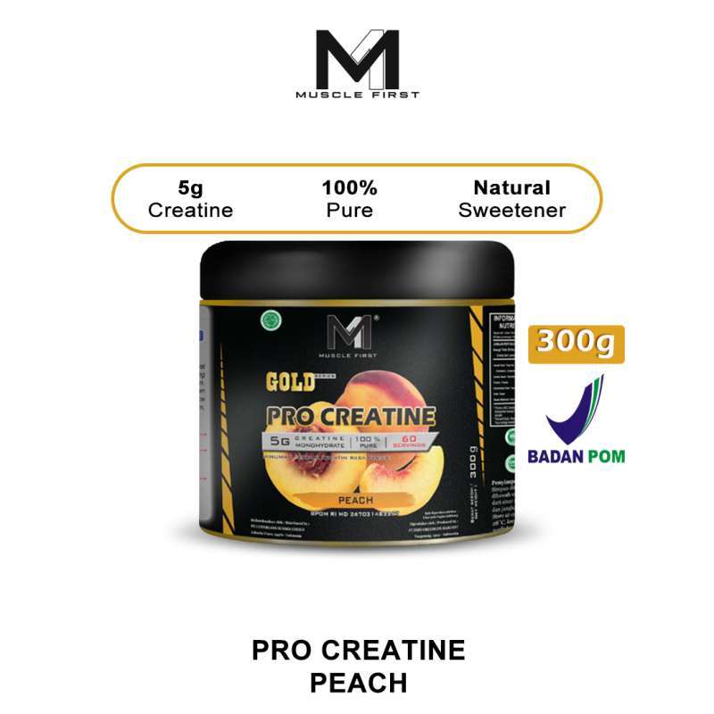 Jual Muscle First Pro Gold Creatine Peach 360gr - Menambah Massa Otot ...