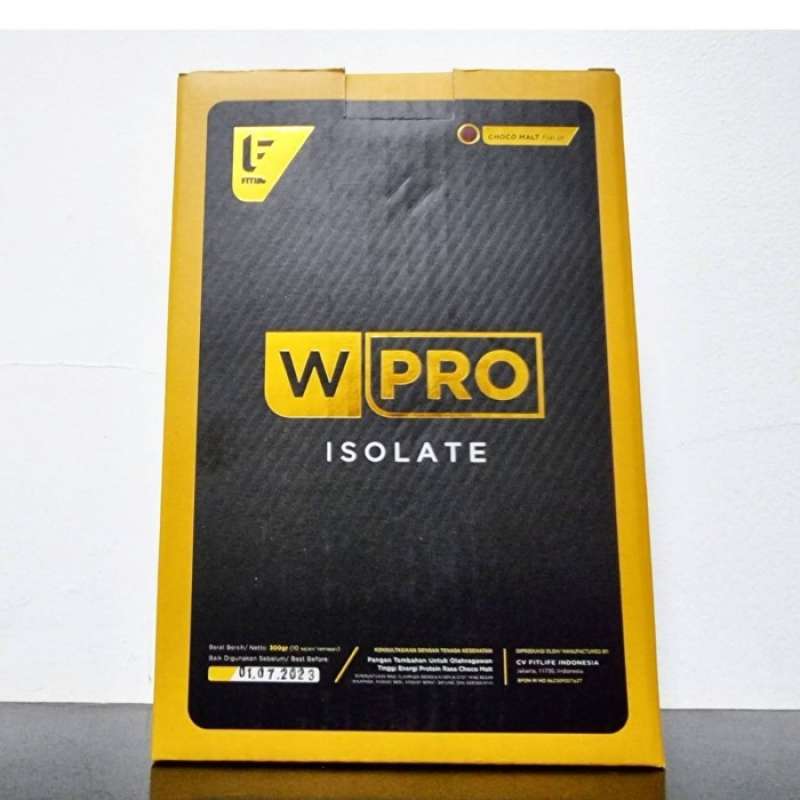 Jual Wpro Isolate Fitlife 300 Grams 10 Servings Whey Master Iso ...