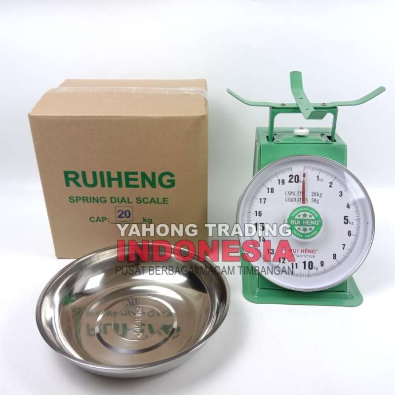 Jual Timbangan Jarum Manual Ruiheng Timbangan Pasar Ayam Daging 20kg Di ...