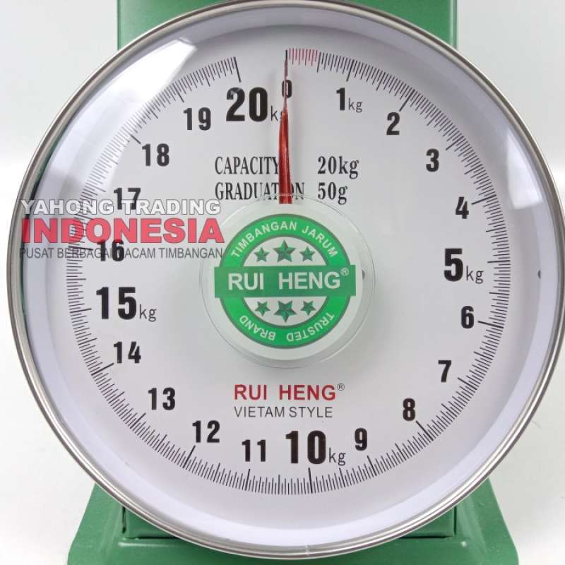Jual Timbangan Jarum Manual Ruiheng Timbangan Pasar Ayam Daging 20kg Di ...