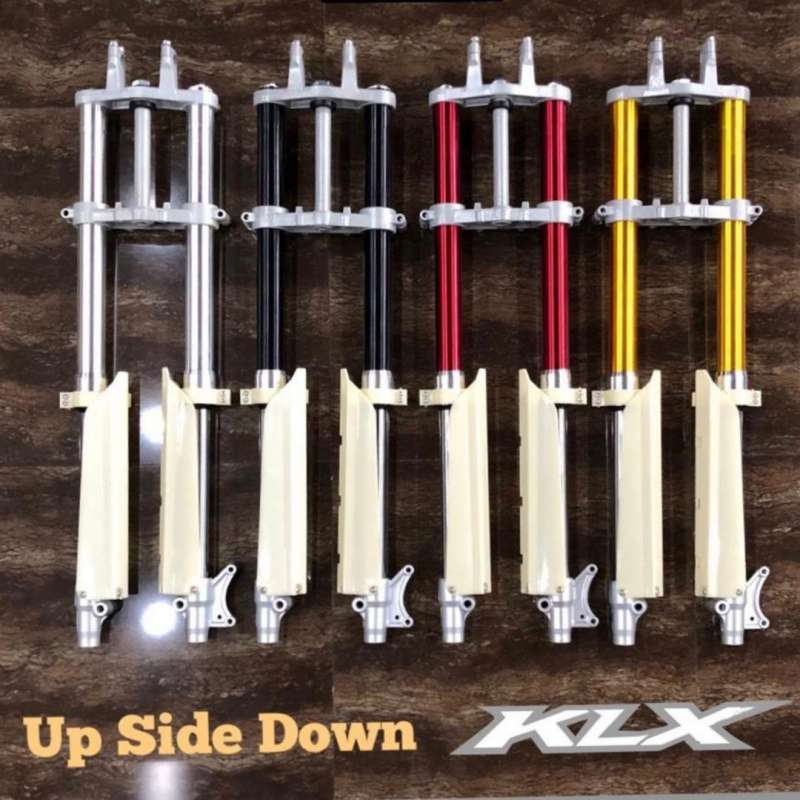 Jual UPSIDEDOWN KLX UPSIDE DOWN TABUNG SHOCK DEPAN MOTOR KLX USD FULL CNC - Silver di Seller ...