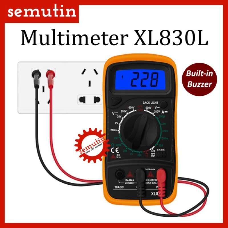 Promo Multimeter Digital Xl830l / Avometer Multitester Voltmeter ...