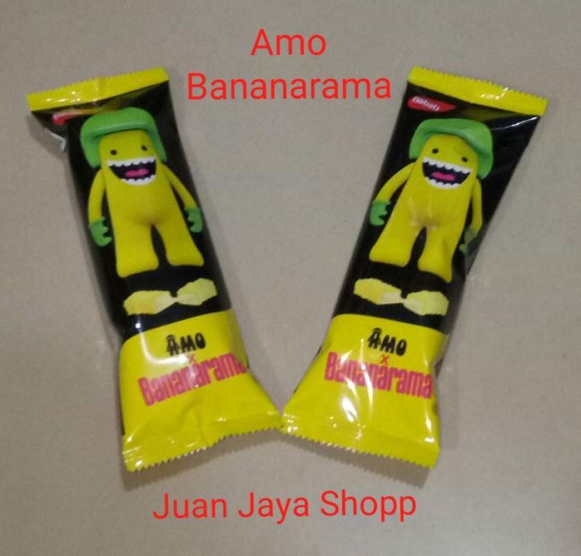 Jual Nabati Amo Bananarama Wafer Pisang Caramel 14gr [20 Pcs/box] Di ...