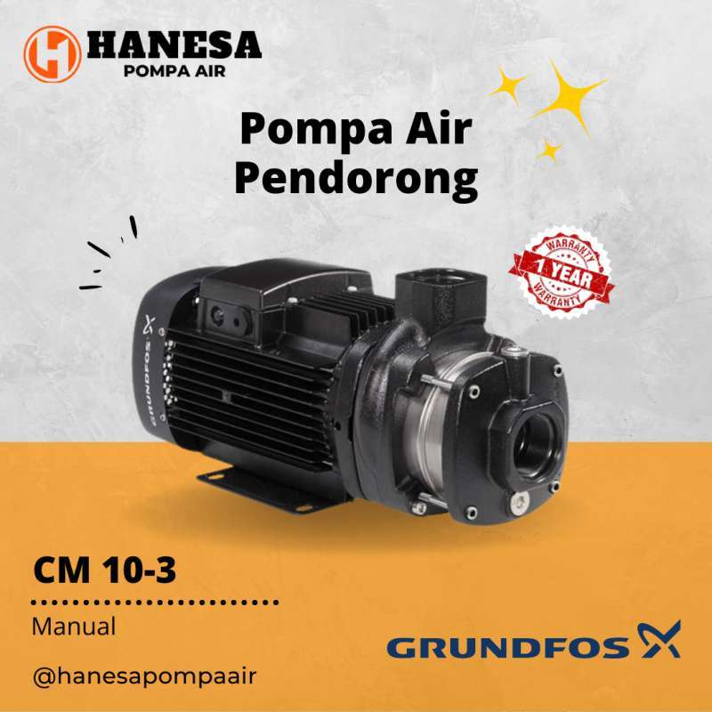 Jual Grundfos CM 10-3 Pompa Pendorong di Seller Hanesa Pompa Air ...