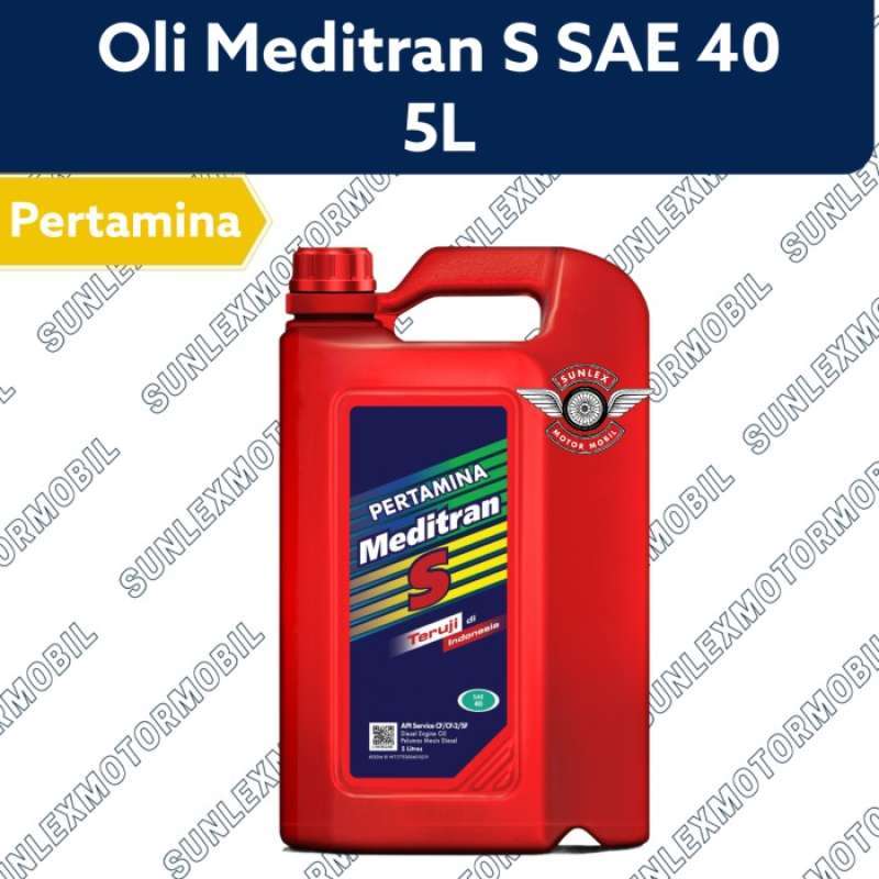 Promo Oli Meditran S Oil Diesel Sae40 Sae 40 5L Galon Asli Pertamina ...