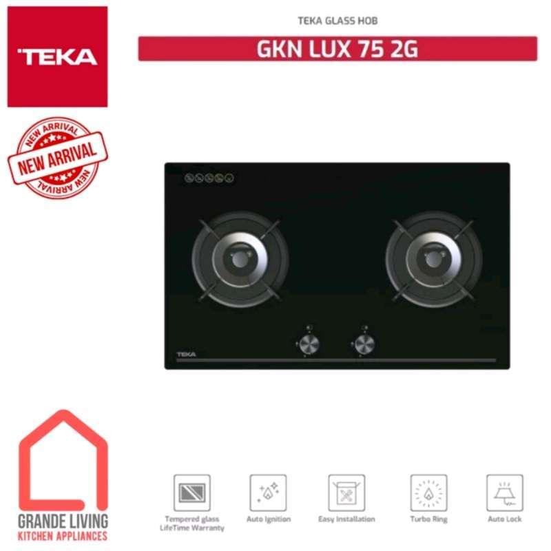 Jual TEKA KOMPOR TANAM GAS GKN LUX 75 2G GAS HOB di Seller Grande ...