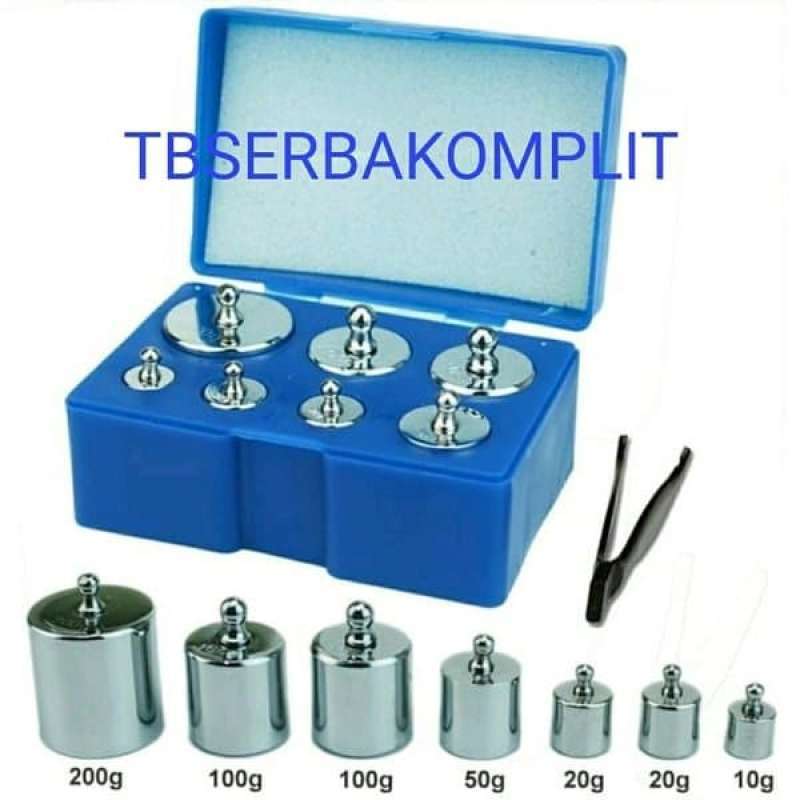 Promo Bandul Timbangan Set 7pcs 10g - 200g Batu Anak Timbang Untuk ...