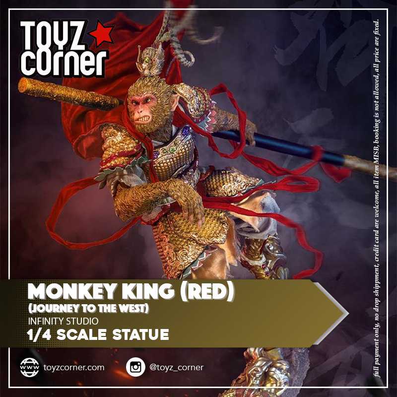 Jual Infinity Studio 1/4 Scale Statue Monkey King (Red/Crimson Version ...