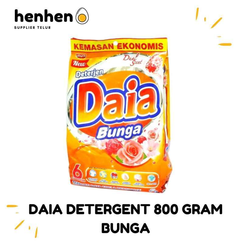 Jual Daia Detergent 800 Gram 5 Varian Di Seller Hen Mart - Cempaka ...