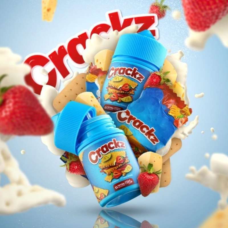 Jual CRACK V1 strawberry cheese crackers 60ml di Seller Liquid_ity ...