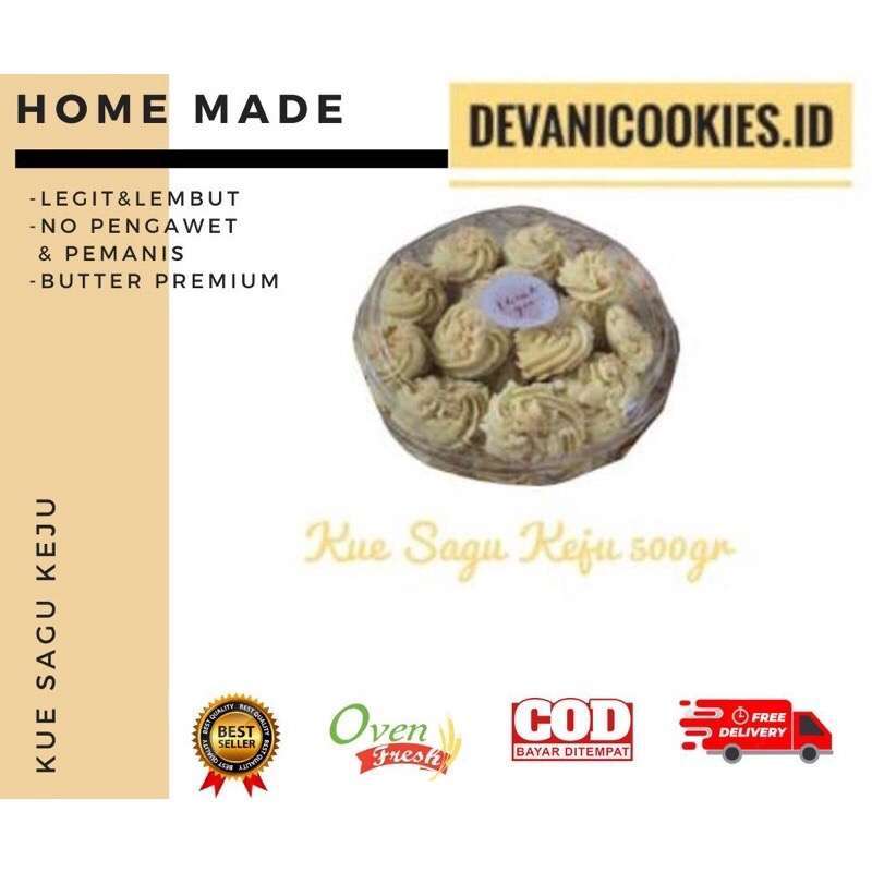 Promo Kue Sagu Keju Susu 500gram / Kue Lebaran Diskon 17% Di Seller ...
