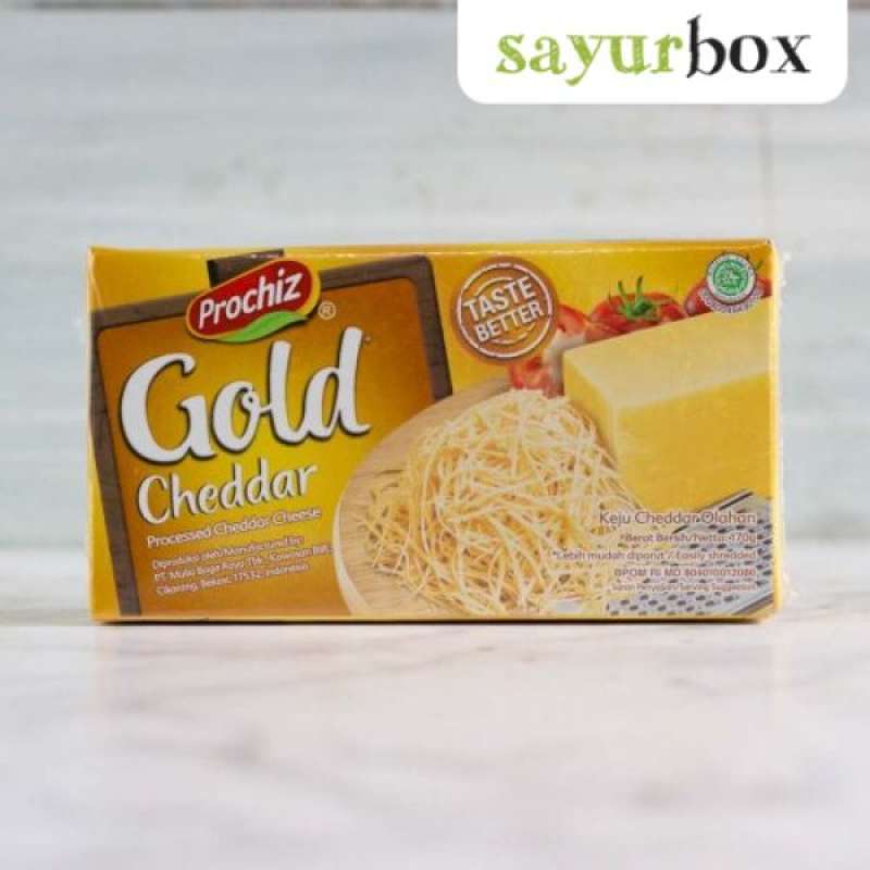 Jual Prochiz Keju Cheddar Gold 160 gram Sayurbox - JKT di Seller ...