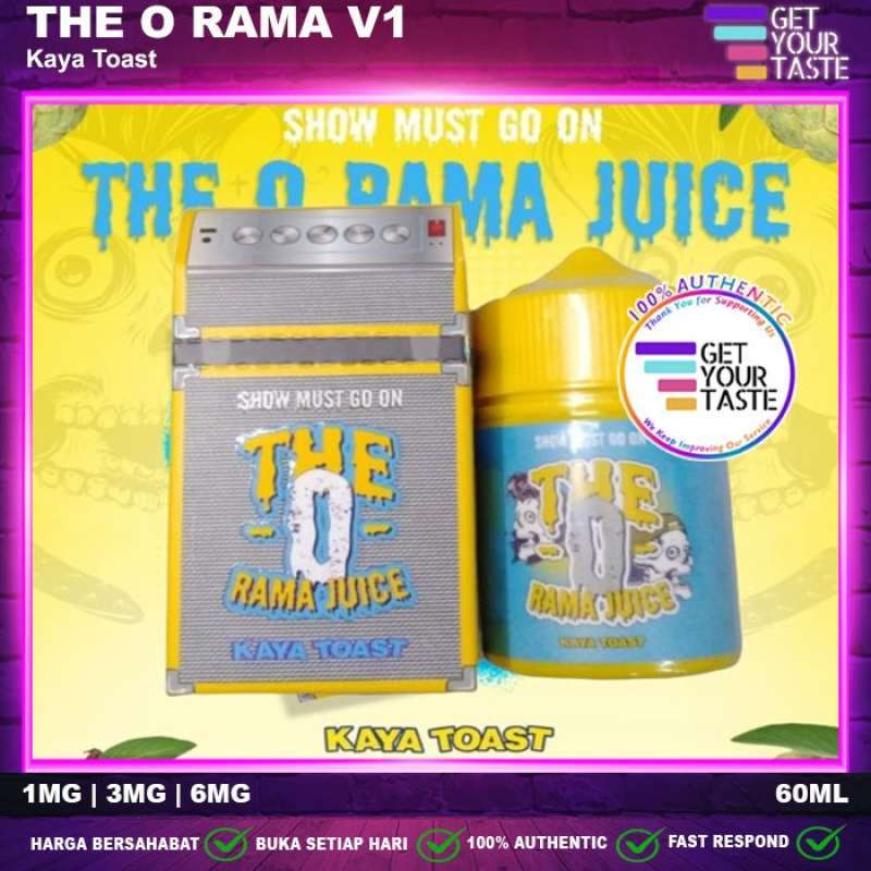 Promo Liquid The O Rama Juice V1 Kaya Toast 60ML Srikaya Butter Toast ...