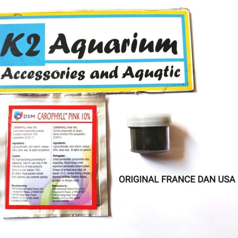 Jual Paket Dsm Carophyll Pink 10% France Spirulina Usa Original 100% ...
