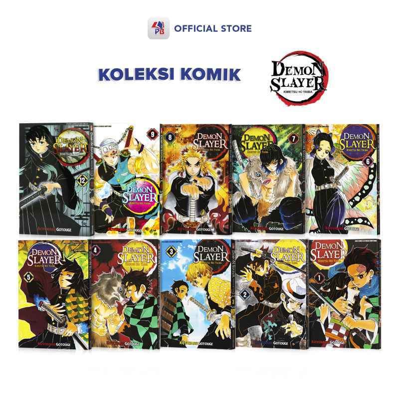 Jual Komik Anime Serial Demon Slayer Kimetsu No Yaiba Volume 1 Sampai ...