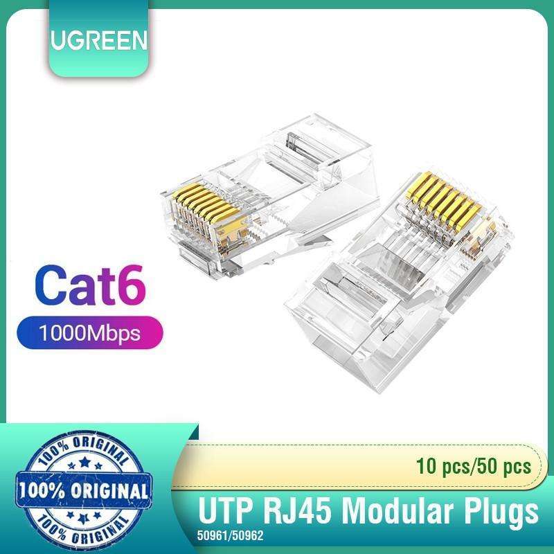 Jual Ugreen Cat6 Utp Rj45 Connector - 50 Pcs Di Seller Accessories Store - Kalideres, Kota ...