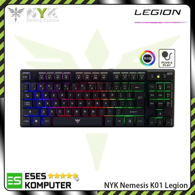 Jual Keyboard NYK Nemesis K-01 K01 Legion TKL RGB | Keyboard Gaming di ...
