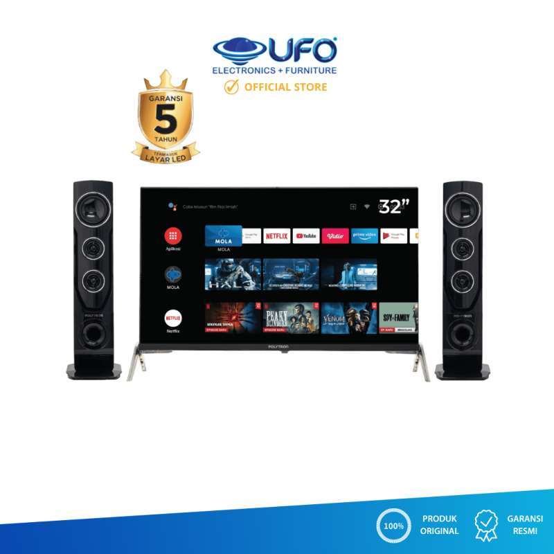 Jual Polytron Pld32tag5959 Smart Cinemax Android Tv 32 Inch Di Seller ...