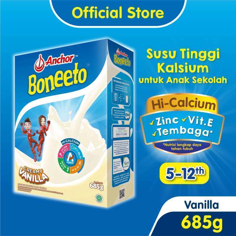 Promo Anchor Boneeto Creamy Vanilla 685gr- Susu Bubuk Pertumbuhan Anak ...