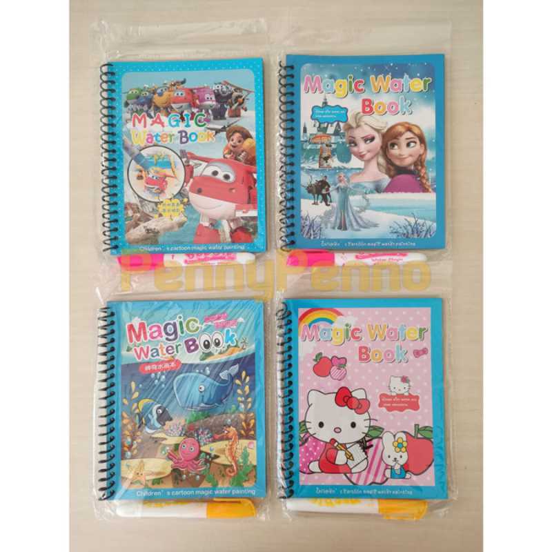Jual Magic Water Painting Coloring Book - Buku Mewarnai Di Seller ...