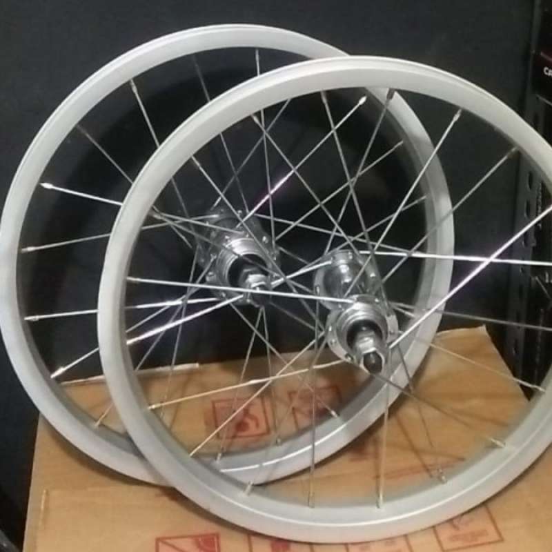 Promo Velg Sepeda 16 Bahan Aloy Sudah Di Set Tinggal Pakai Diskon 35% ...