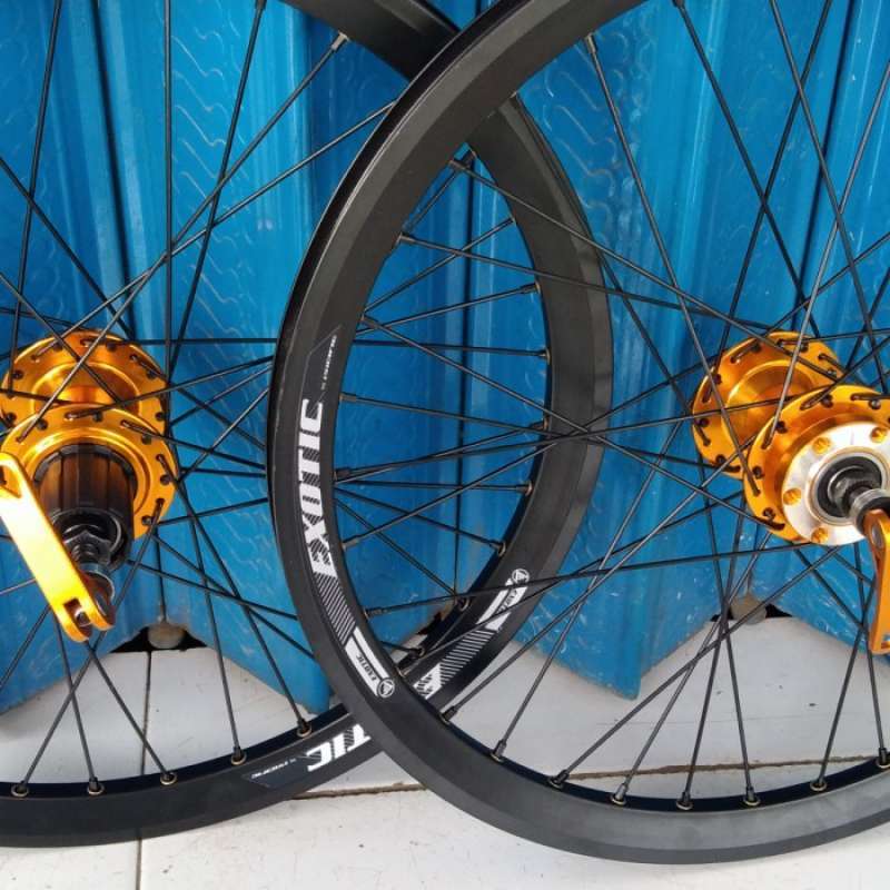Jual Wheelset 20 Murni Velg Sepeda Jadi Model Hub Casset Slop Bearing ...