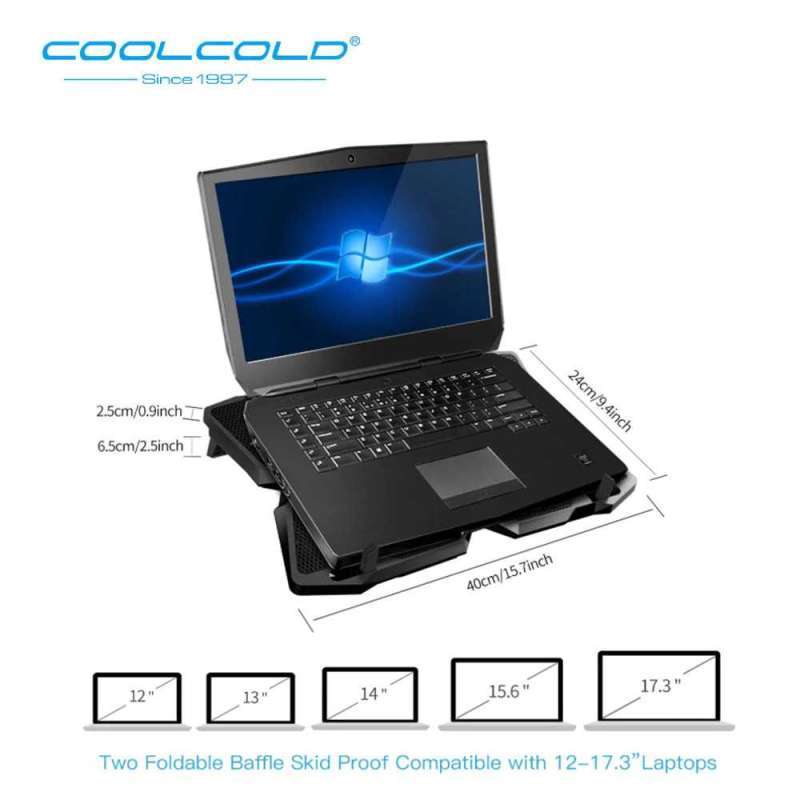 Jual Coolcold Gaming Cooling Pad Laptop Notebook 4 Kipas - K25 Di Seller Larizindo - Kapuk, Kota ...