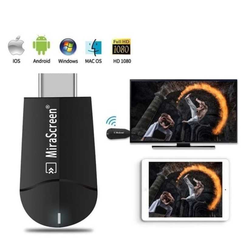 Promo Mirascreen K6 Wifi Display USB Dongle Dual And 2.4ghz 4K HD ...